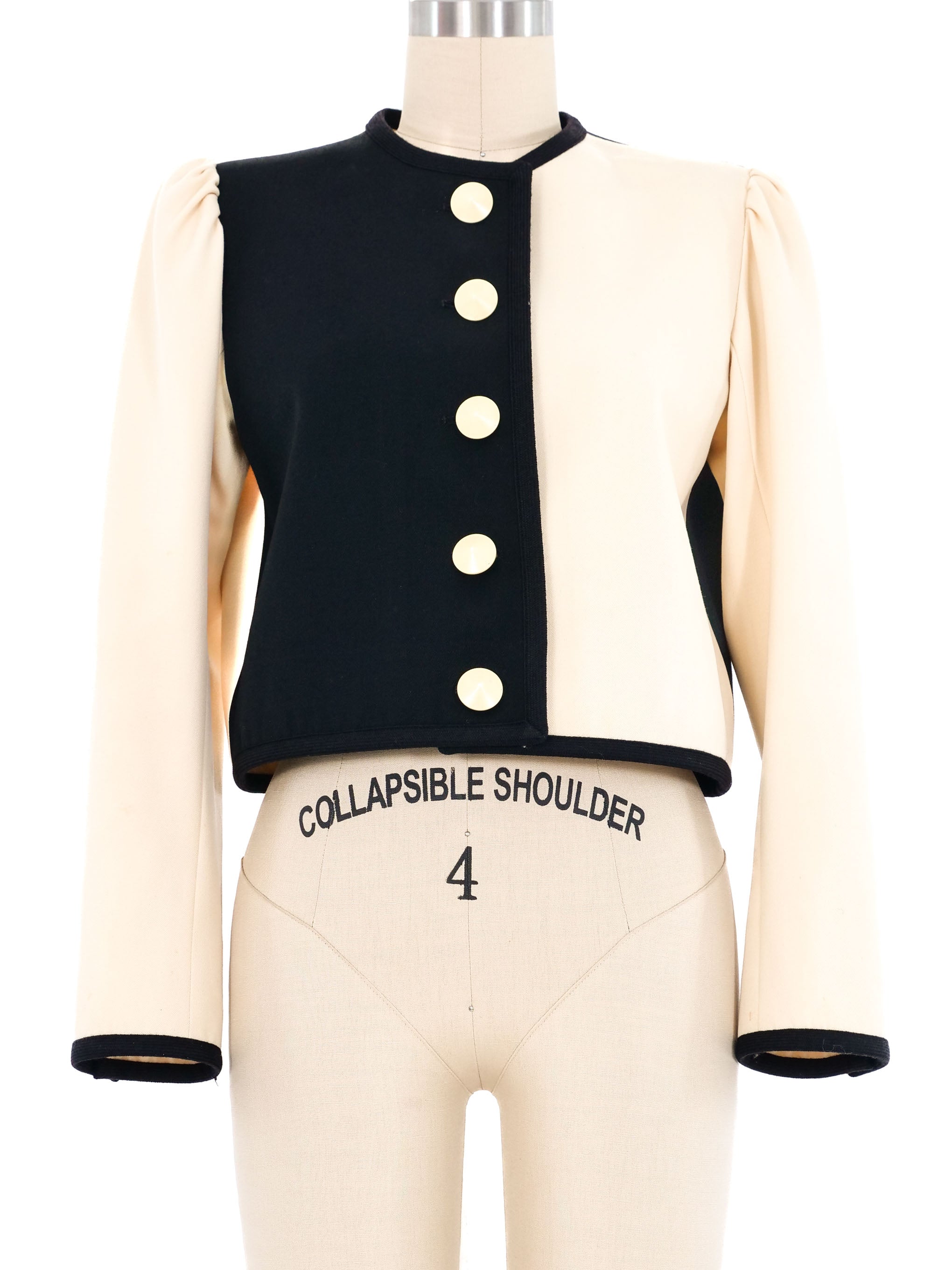 1980 Yves Saint Laurent Color Block Suit Jacket