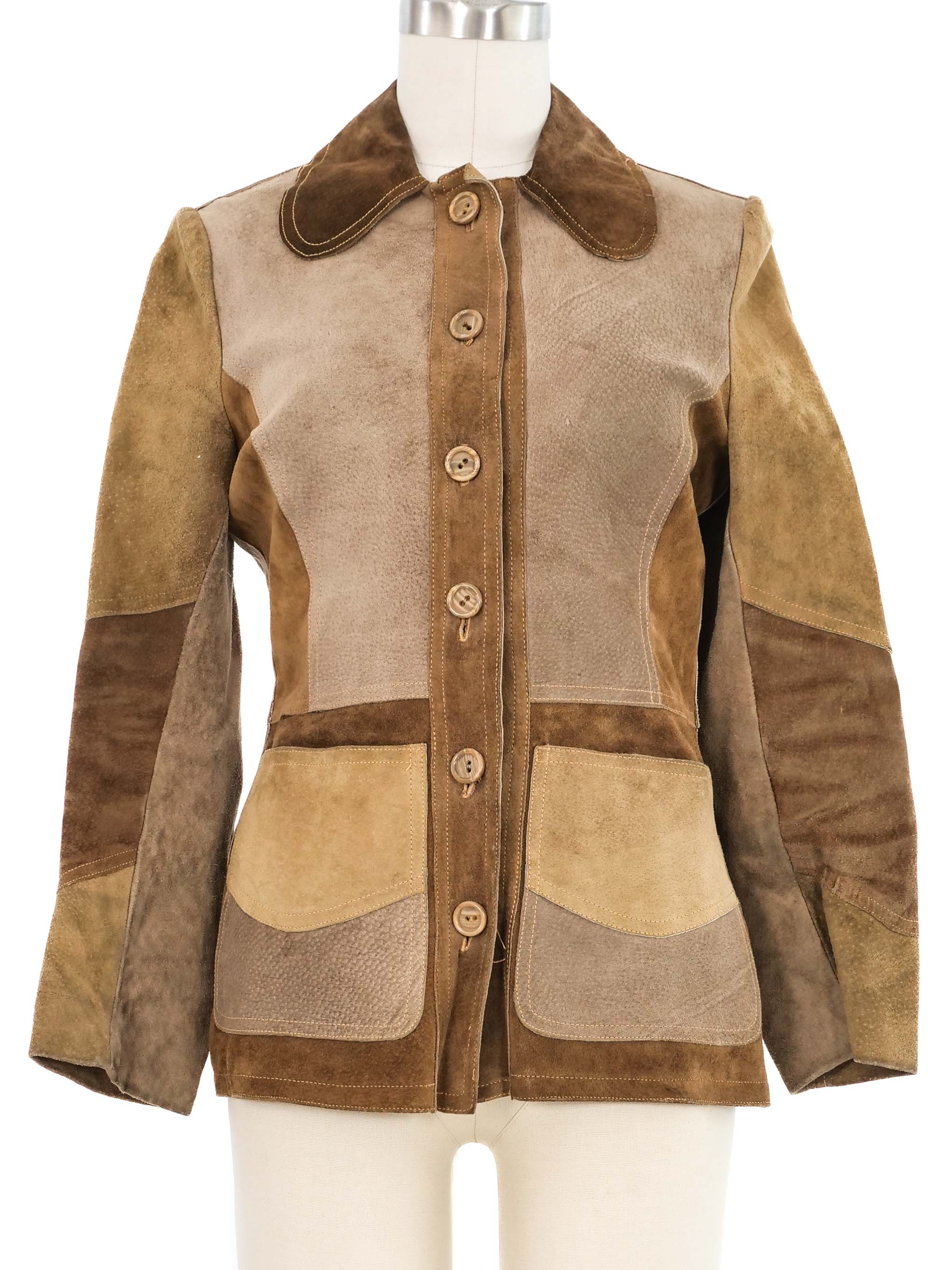 1970s Suede Patchwork Jacket