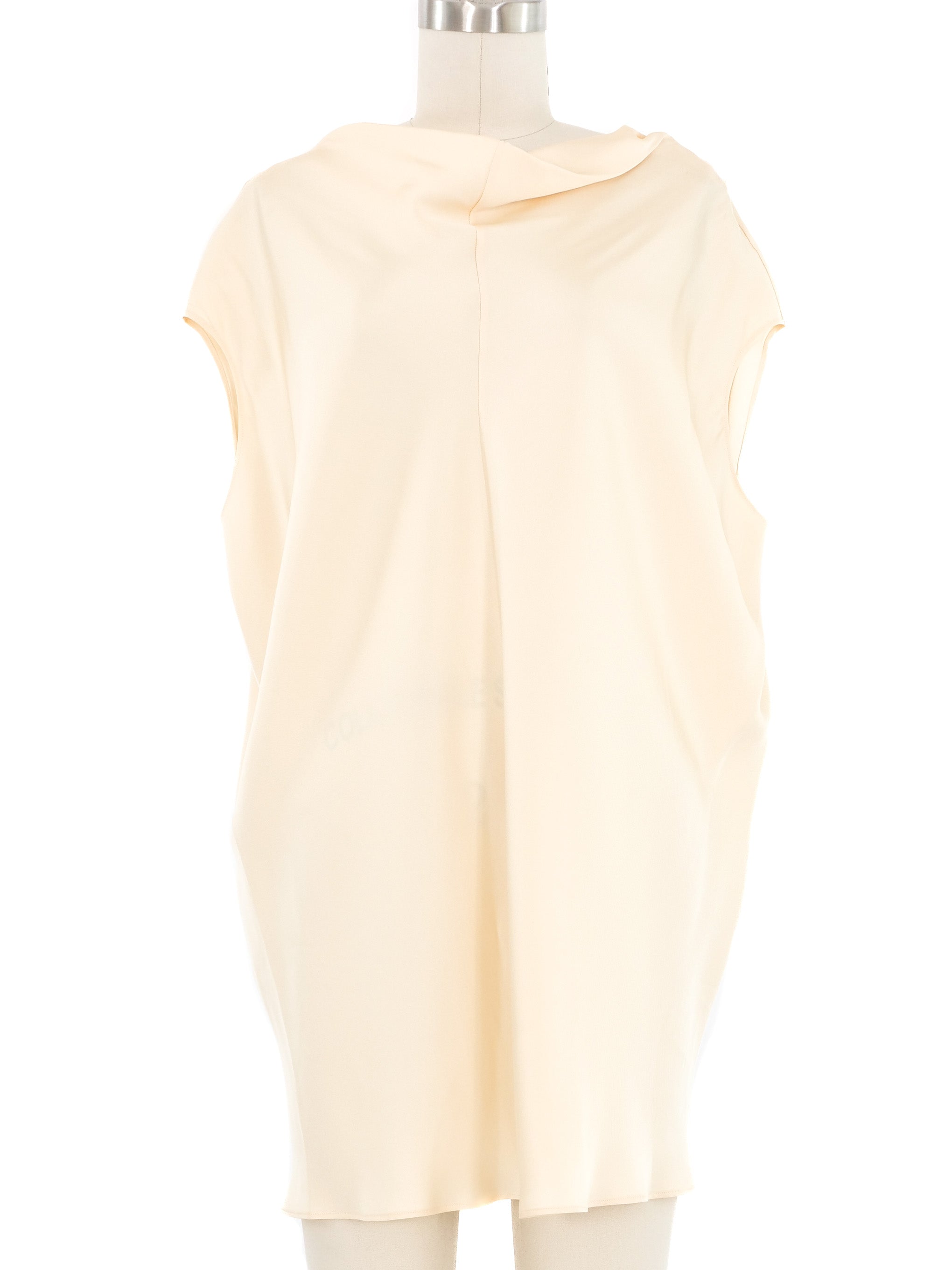 The Row Ivory Silk Tunic