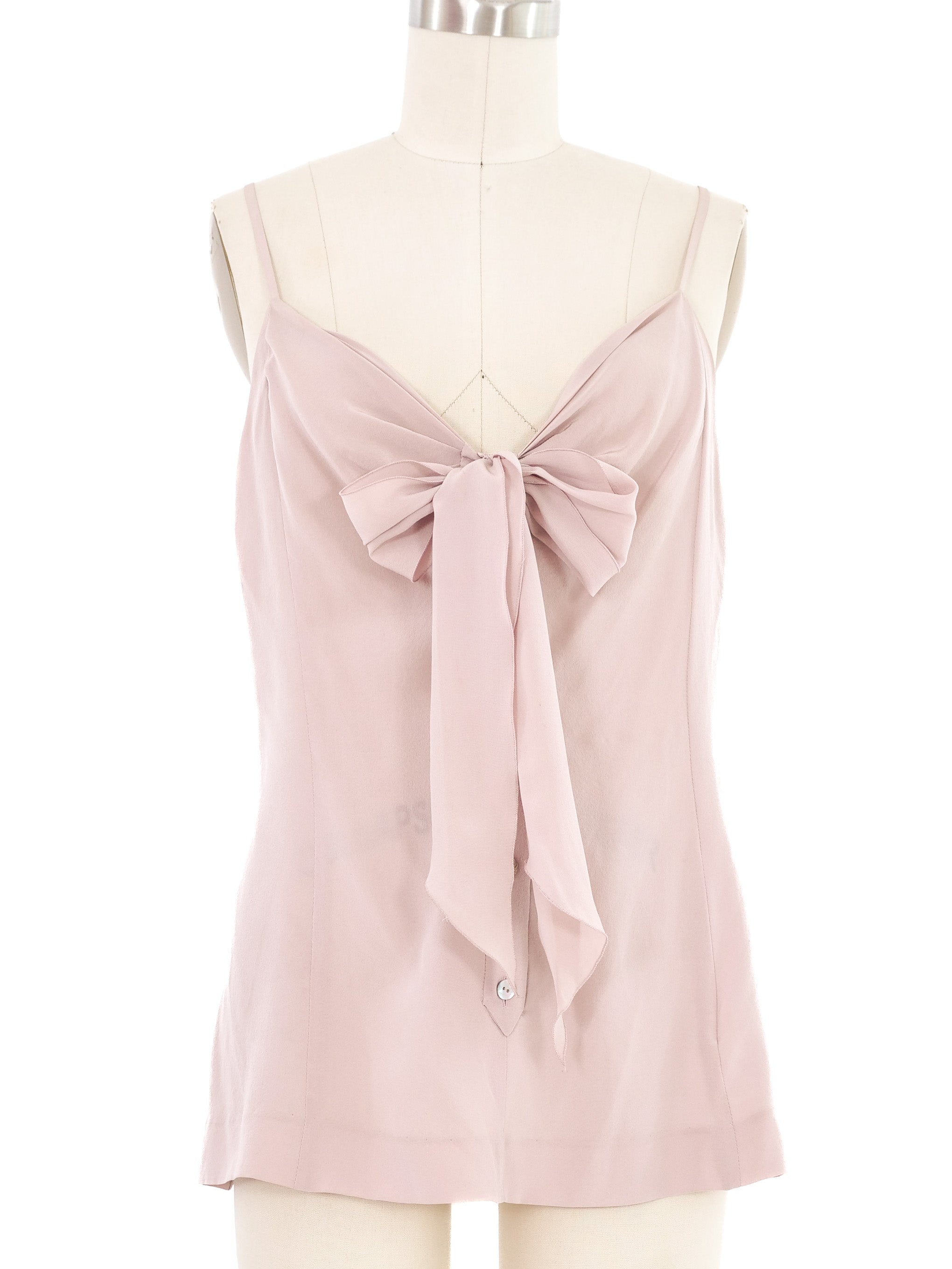 1991 Chanel Tie Front Tank