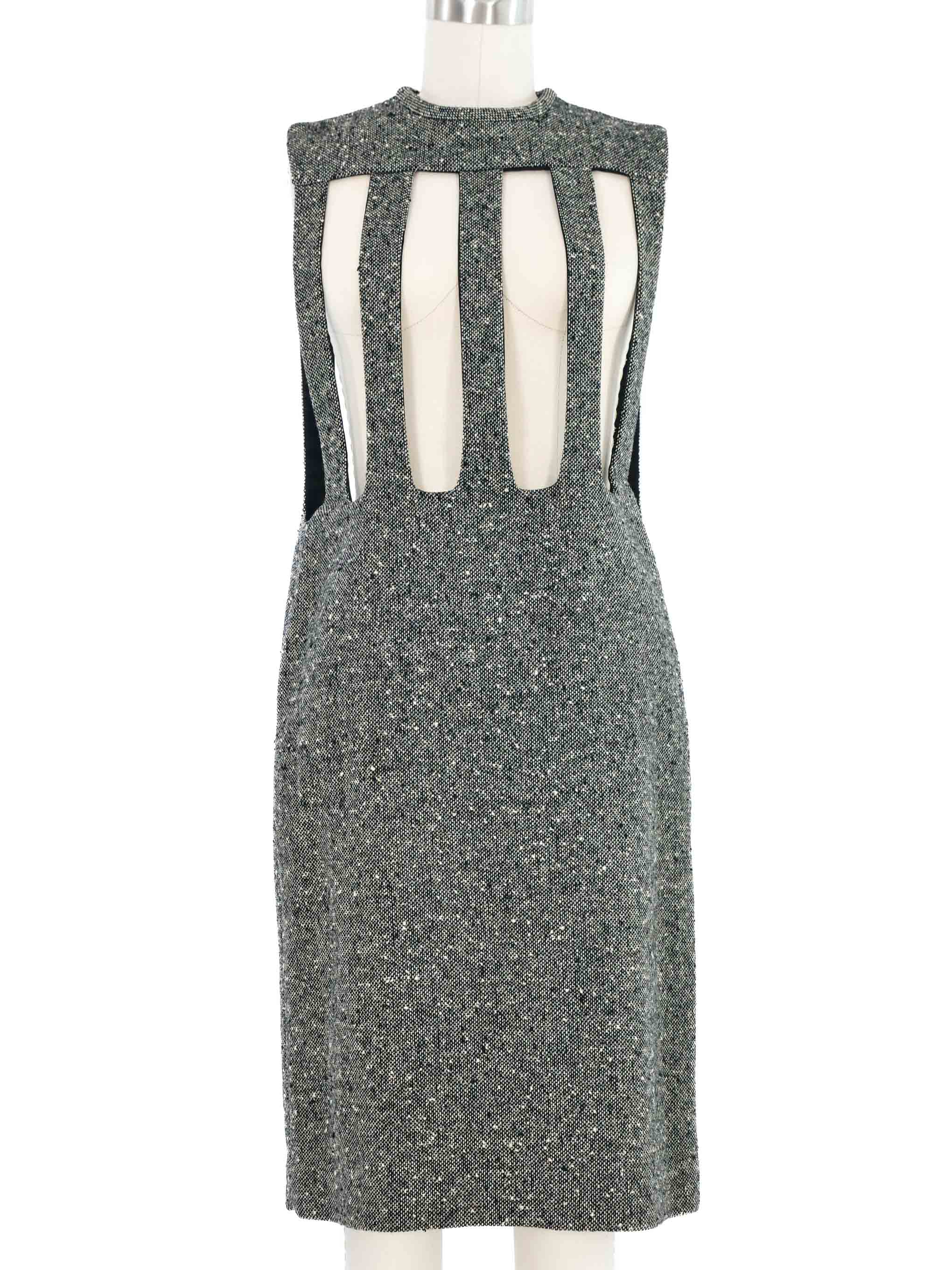 1960s Tweed Cage Dress