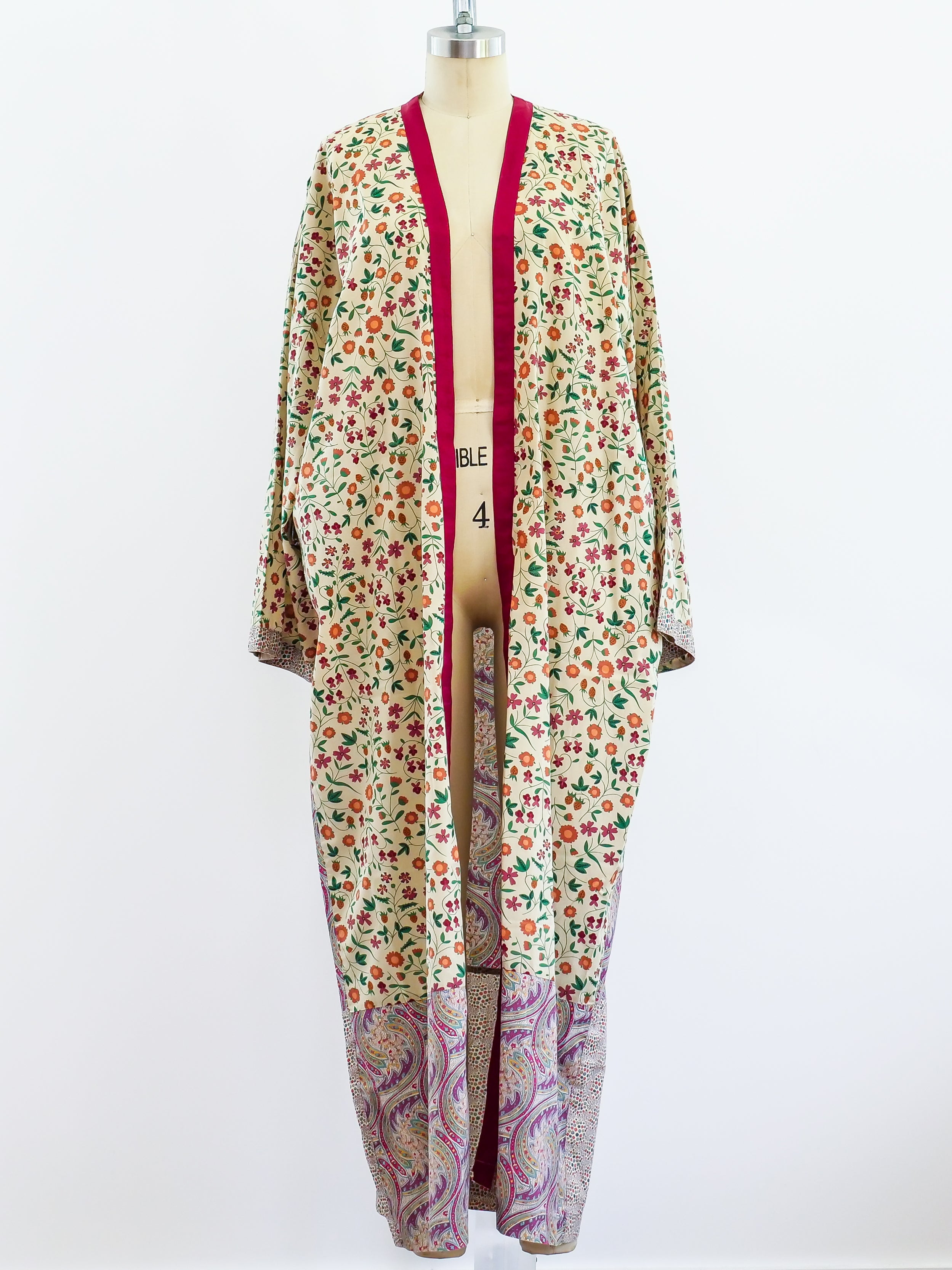 Liberty Mixed Print Belted Robe