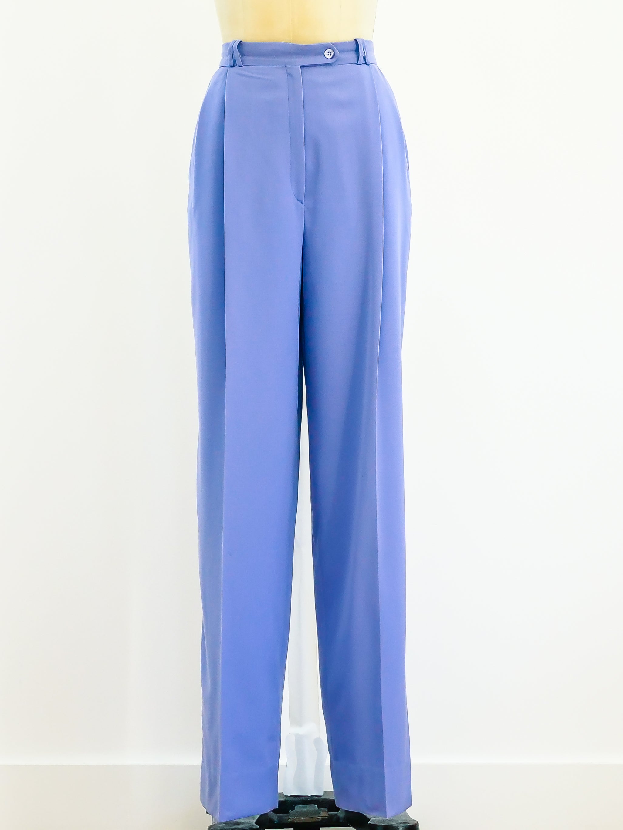 Periwinkle Double Breasted Pant Suit
