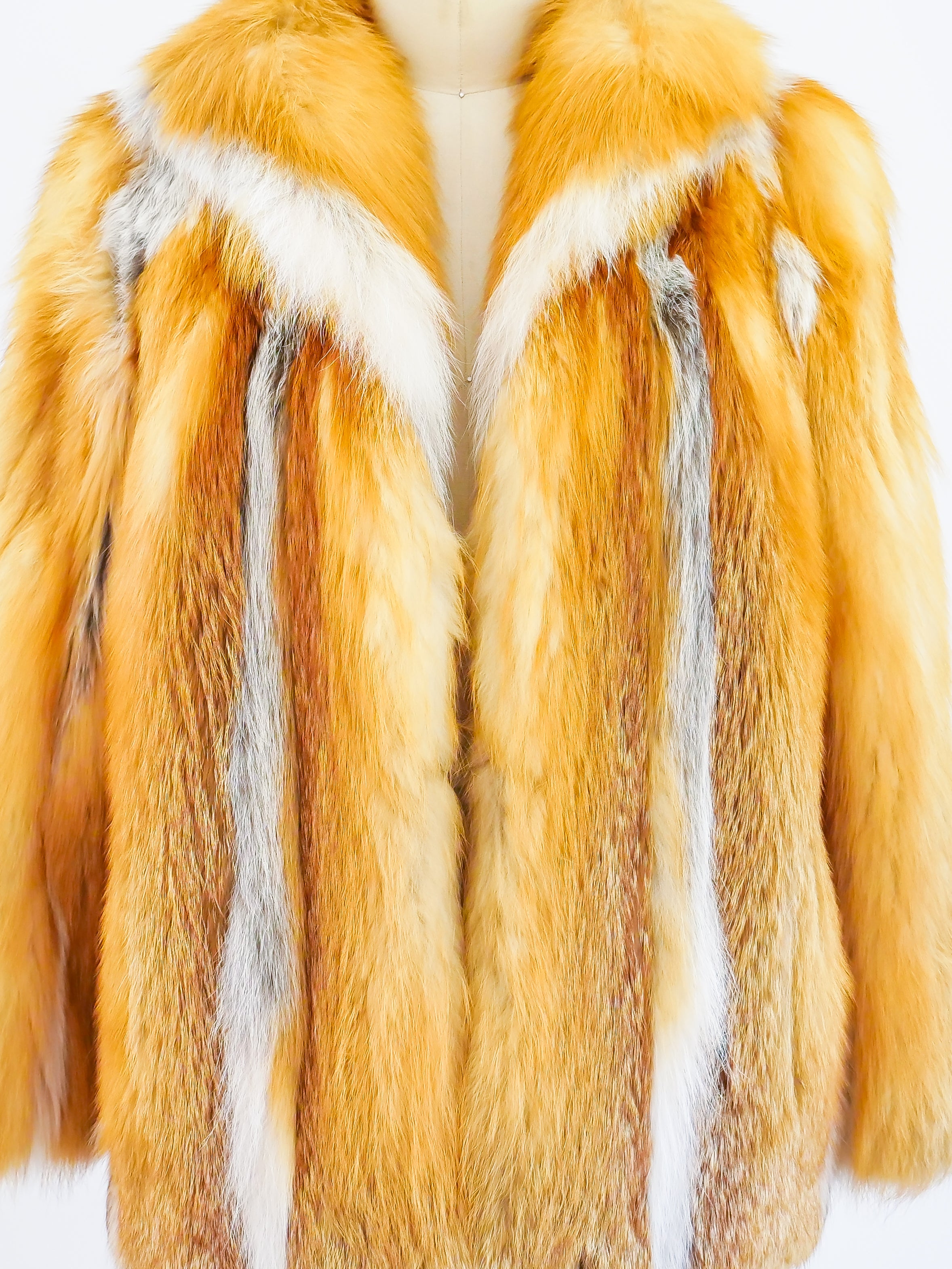 Red Fox Fur Coat