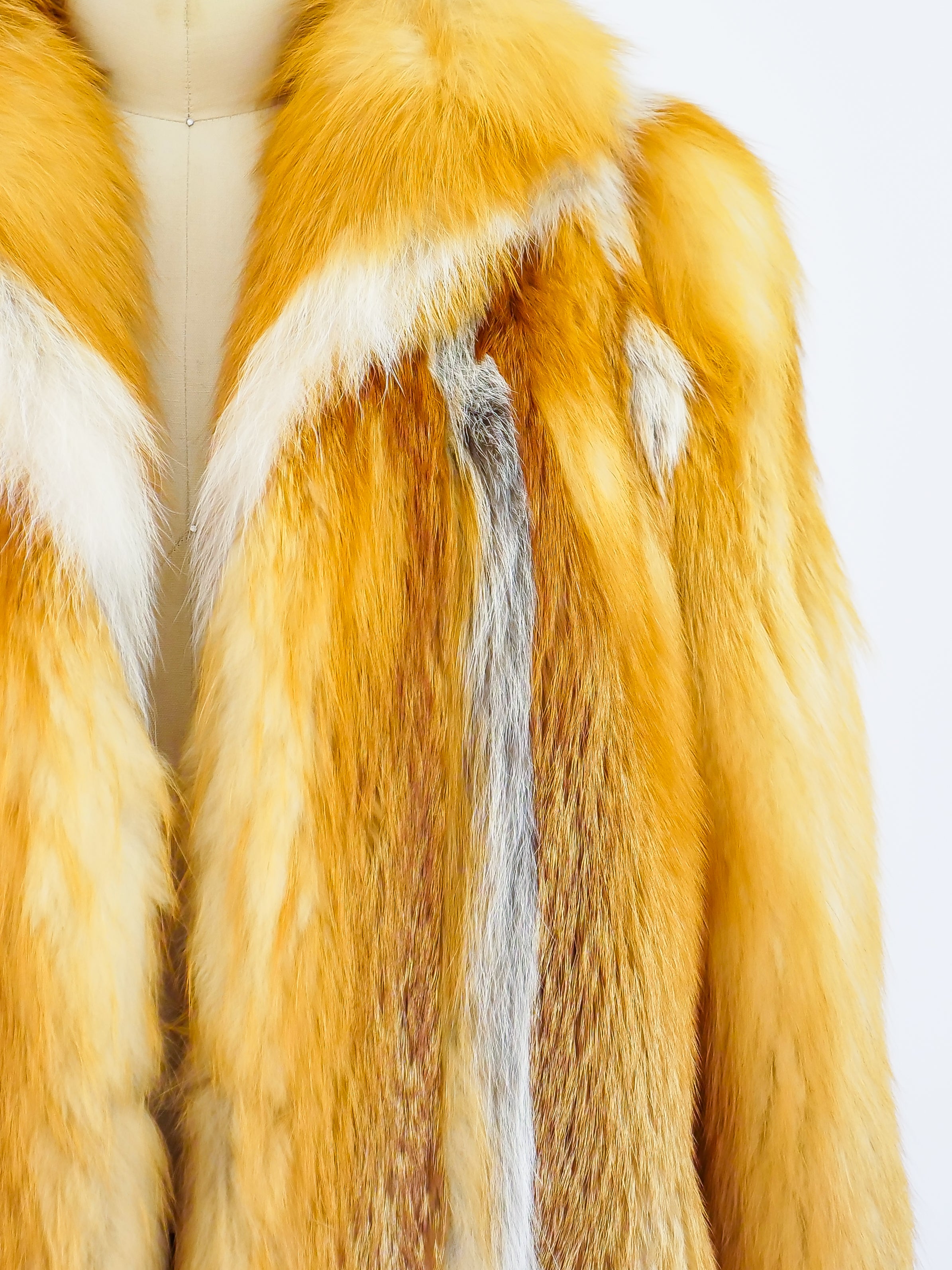 Red Fox Fur Coat