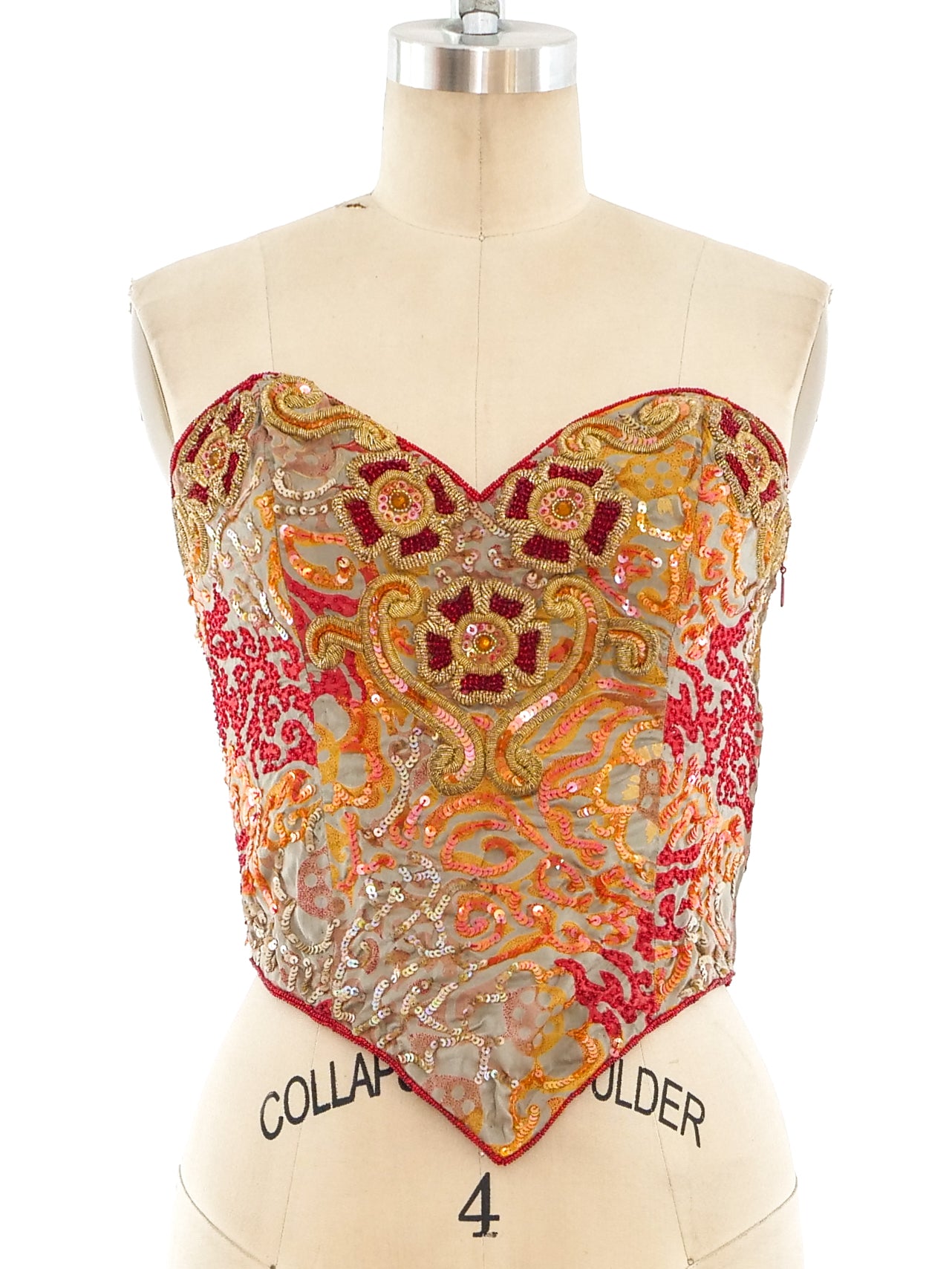 Louis Feraud Embellished Bustier