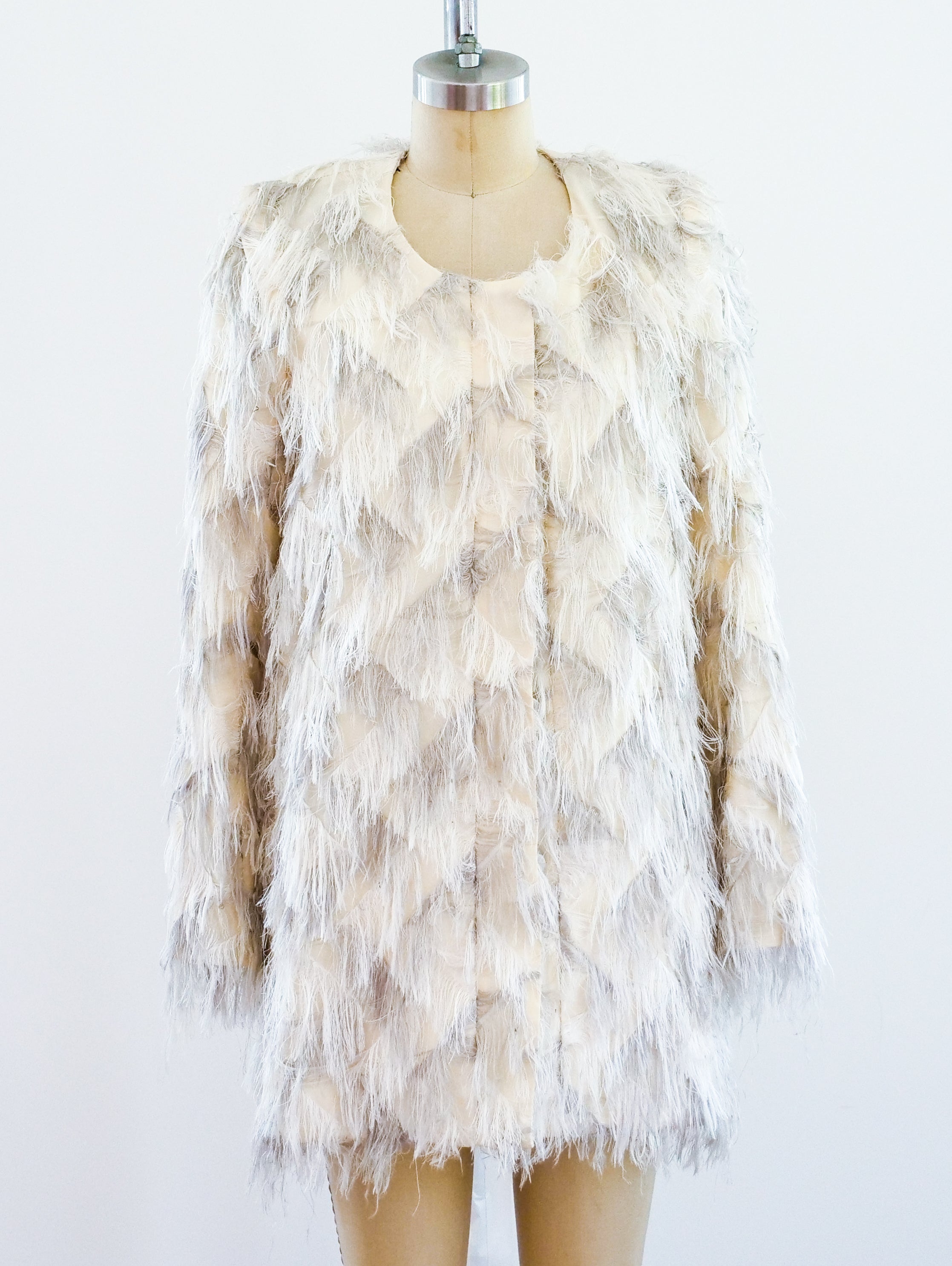 White Shag Jacket