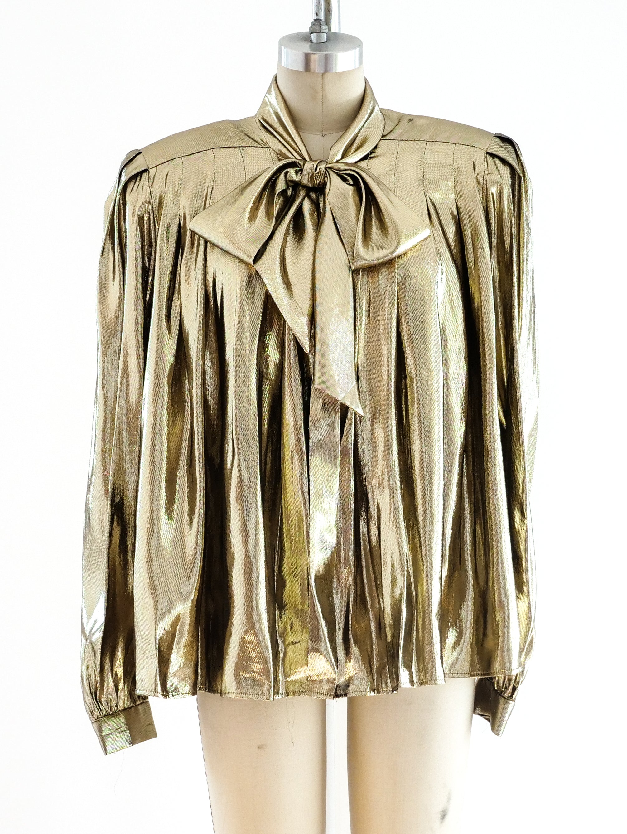 Metallic Gold Lurex Top