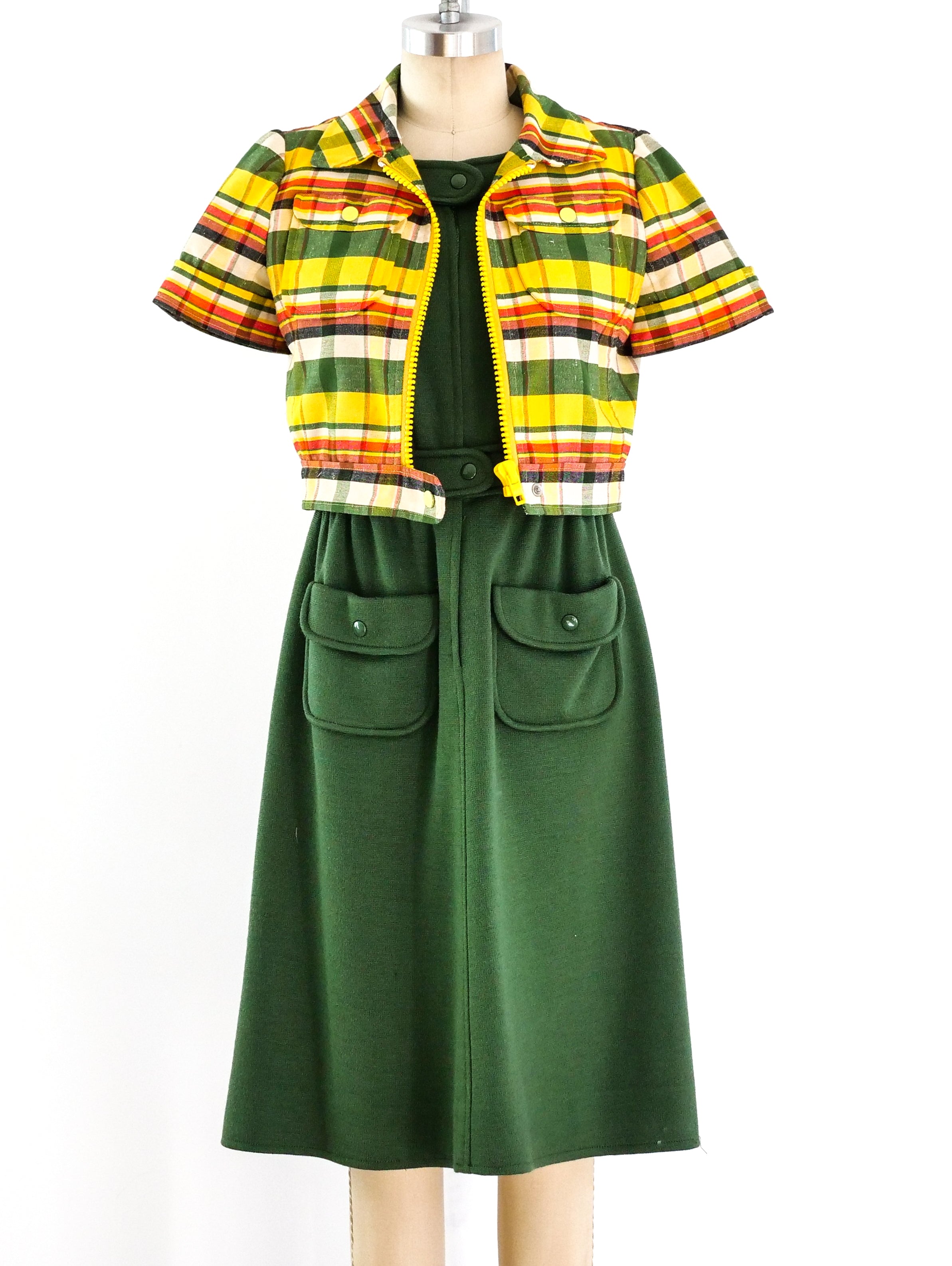 Courreges Mod Dress and Jacket Ensemble