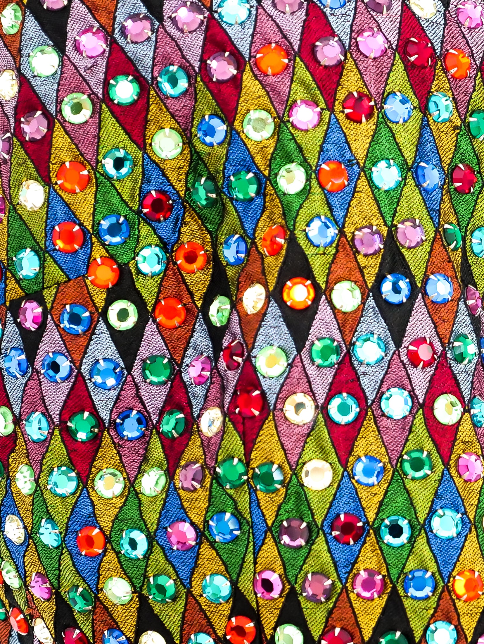 Todd Oldham Rhinestone Vest