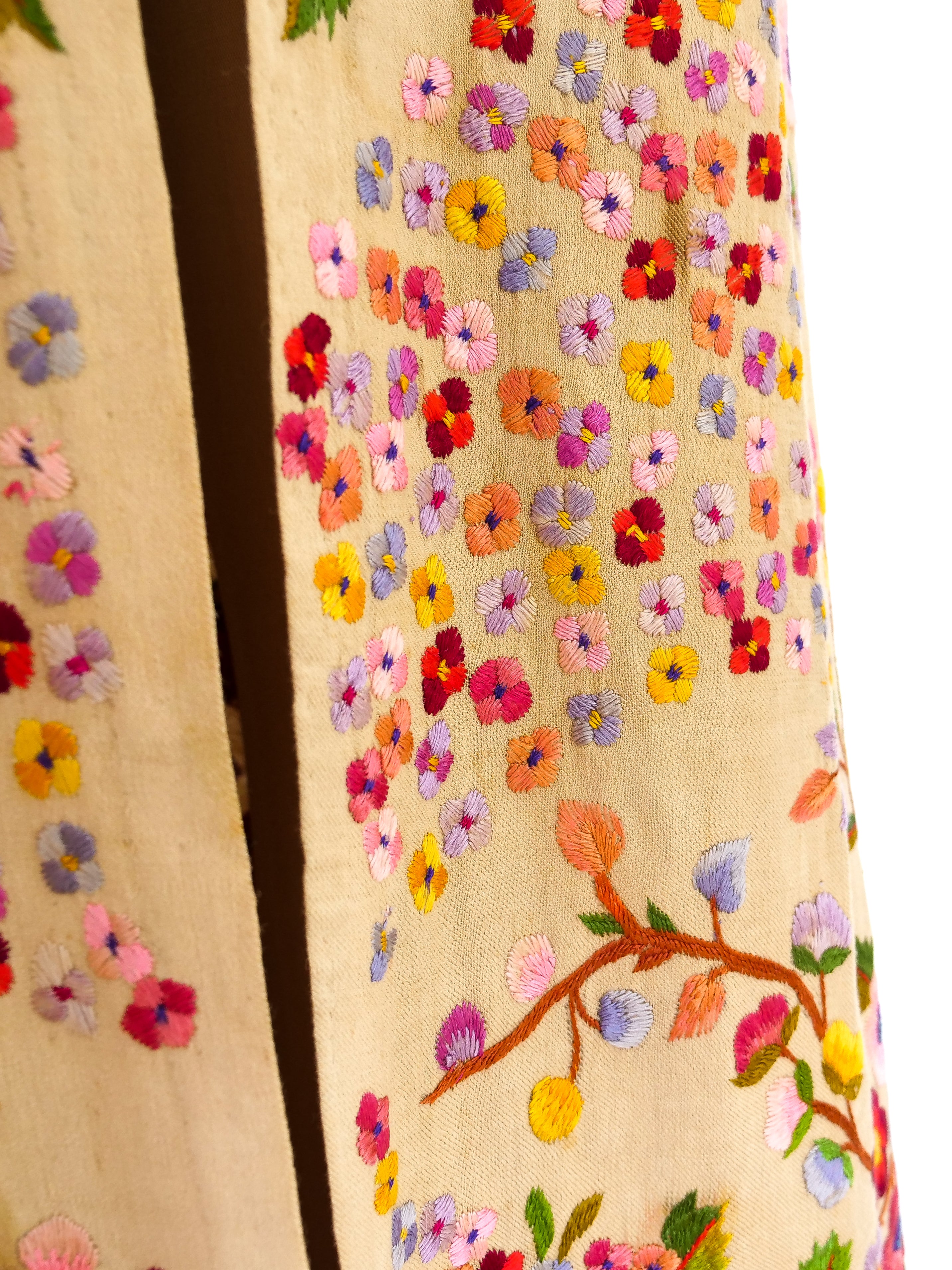 1930's Hand Embroidered Duster