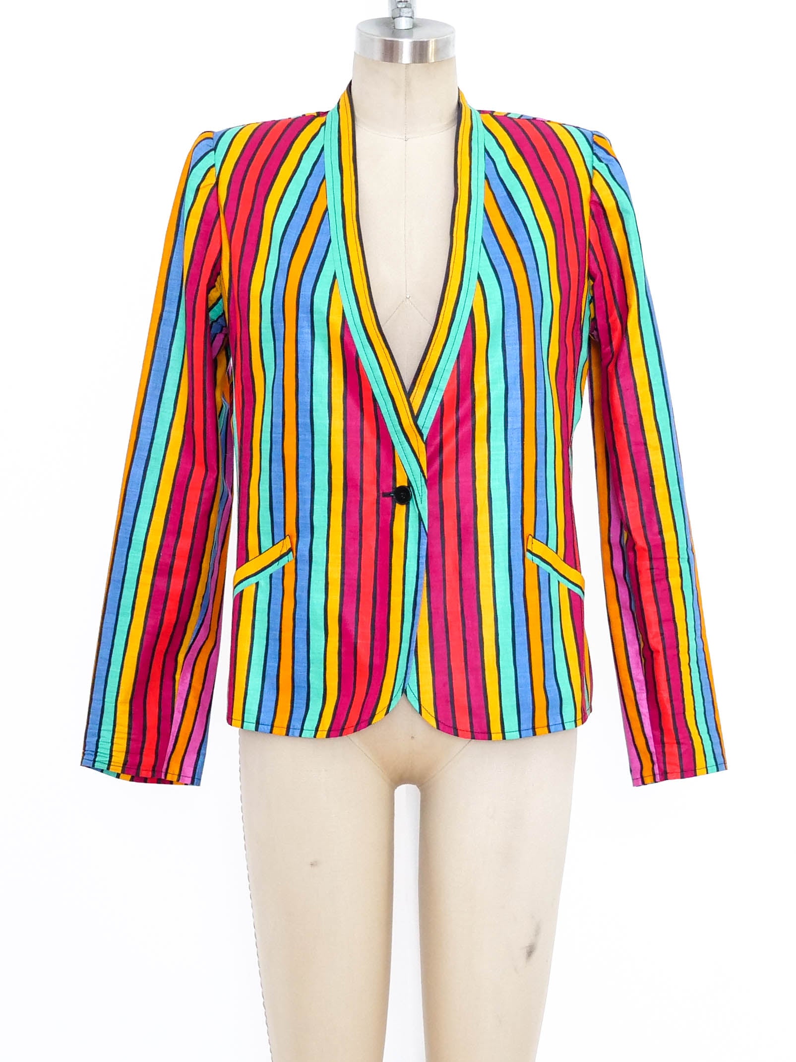 Ungaro Rainbow Striped Jacket