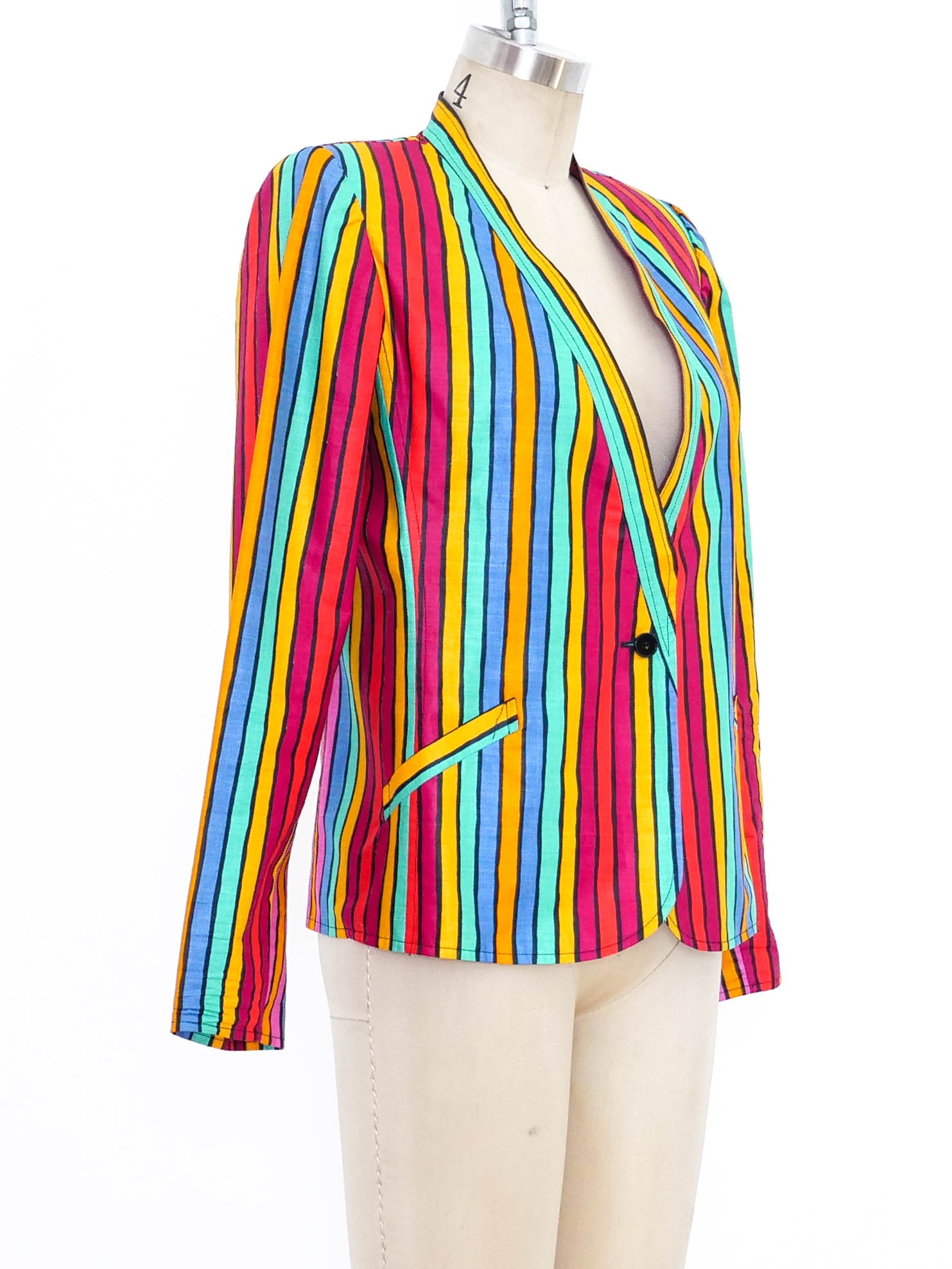 Ungaro Rainbow Striped Jacket