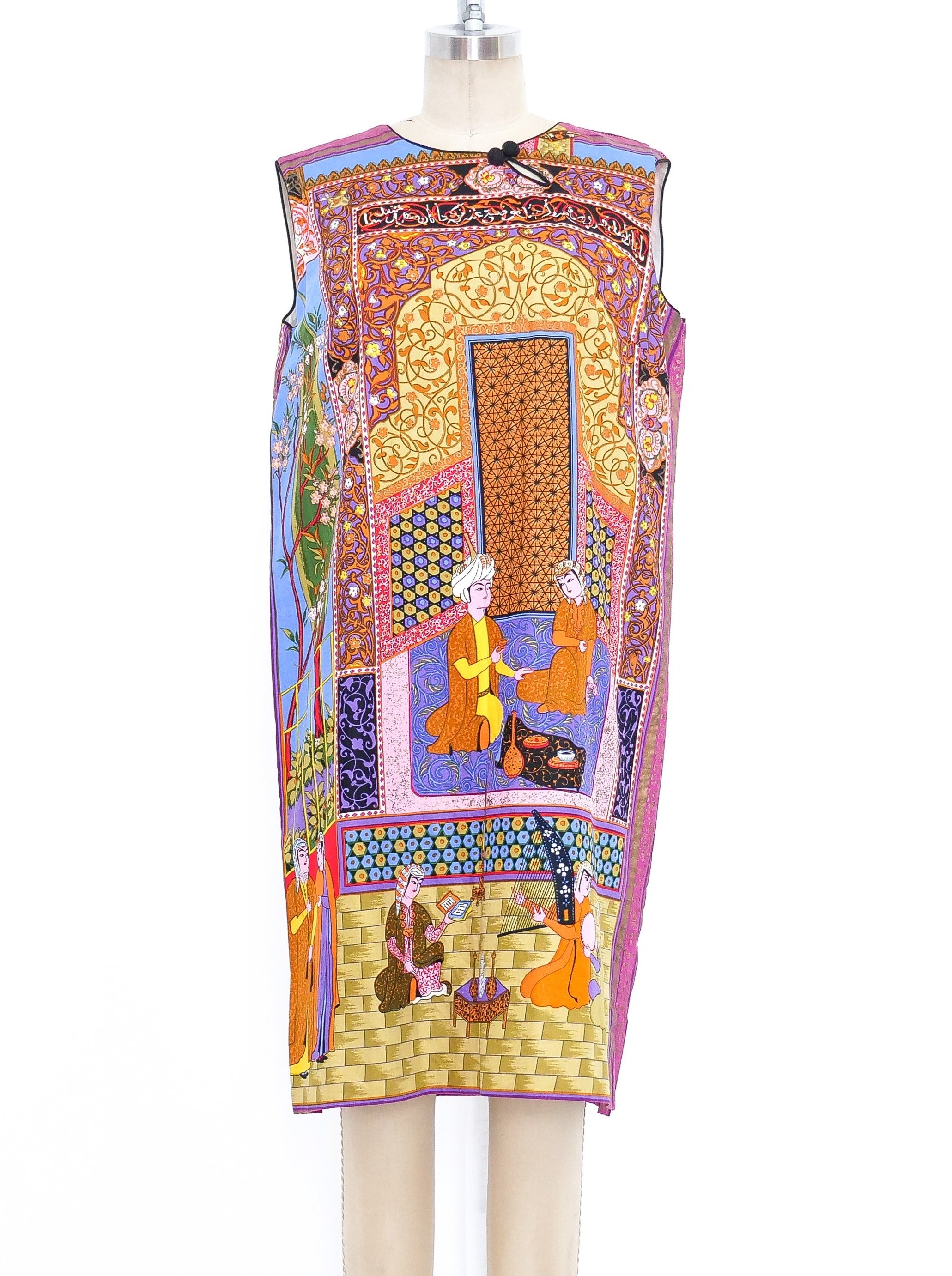 Persian Inspired Printed Tunic Dress
