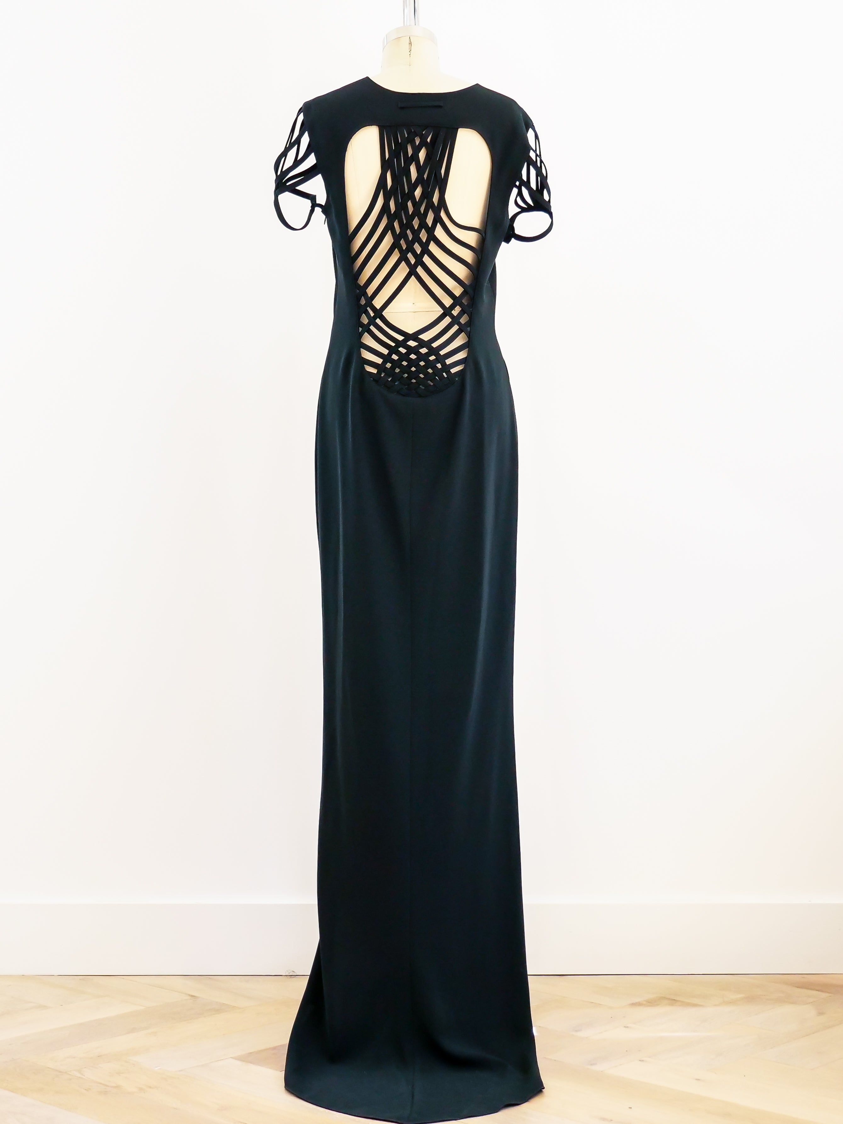 Jean Paul Gaultier Cage Back Gown