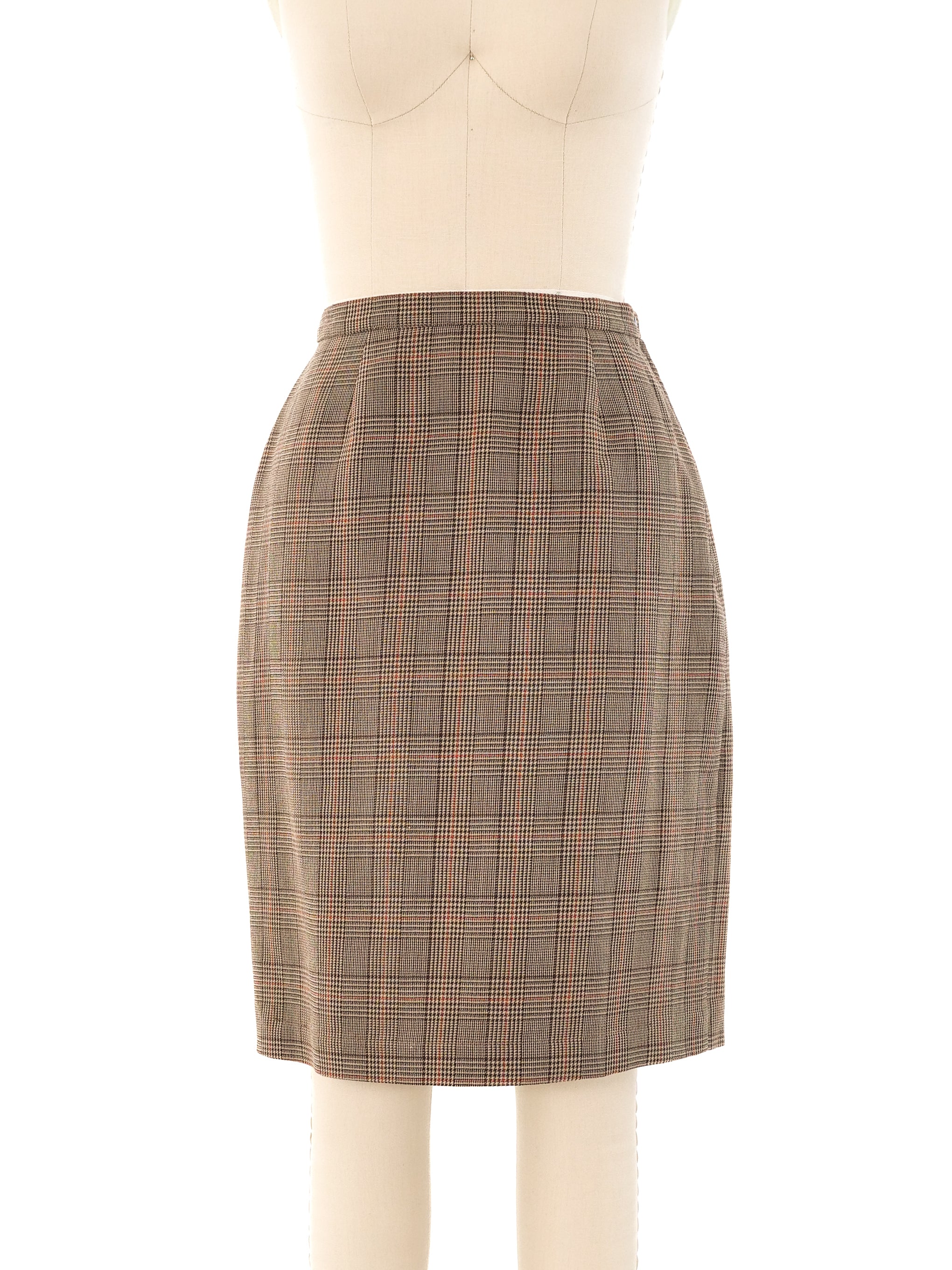Thierry Mugler Glen Plaid Skirt Suit Thierry Mugler Glen Plaid Skirt Suit