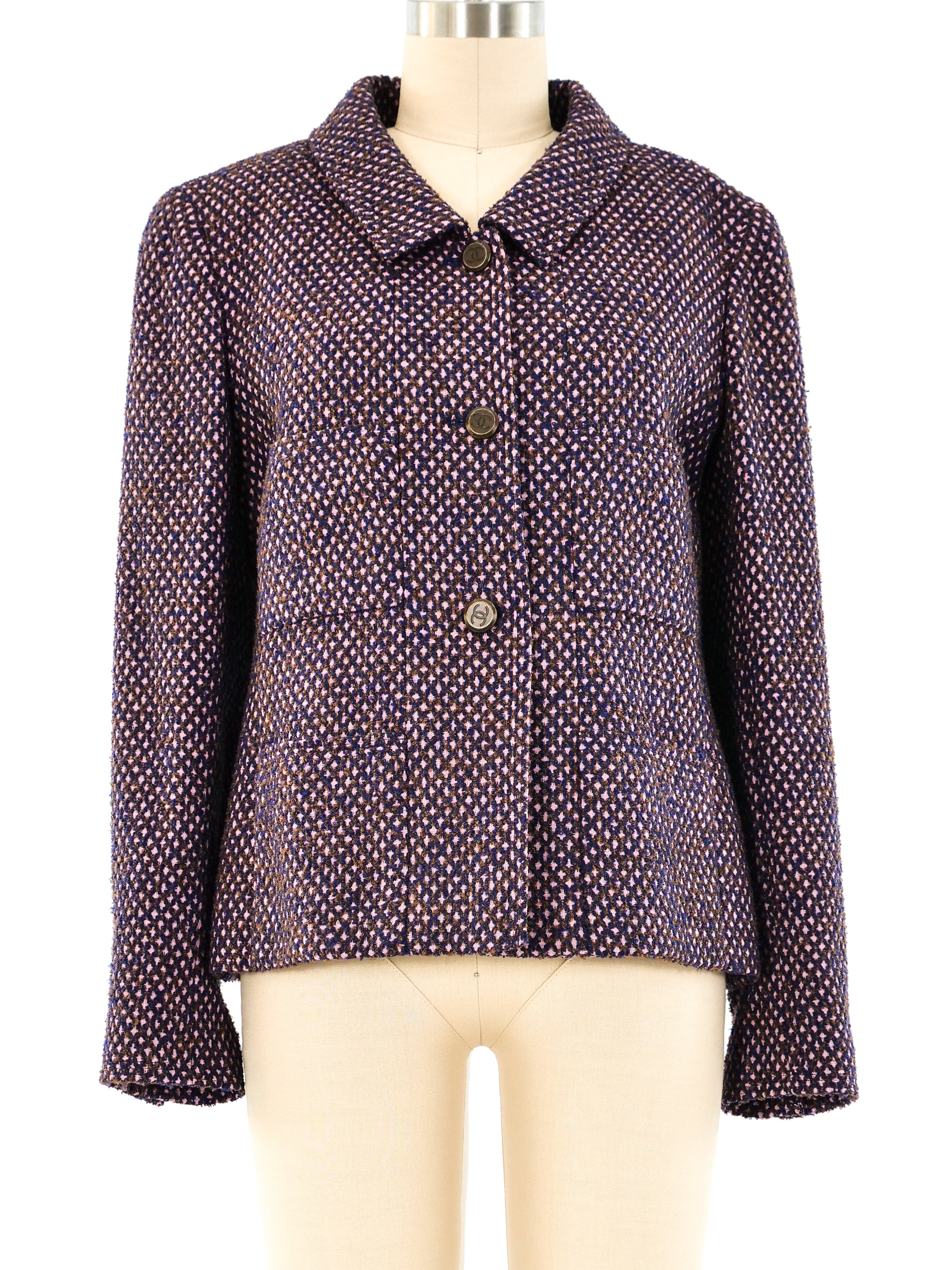 Chanel Lavender Tweed Jacket