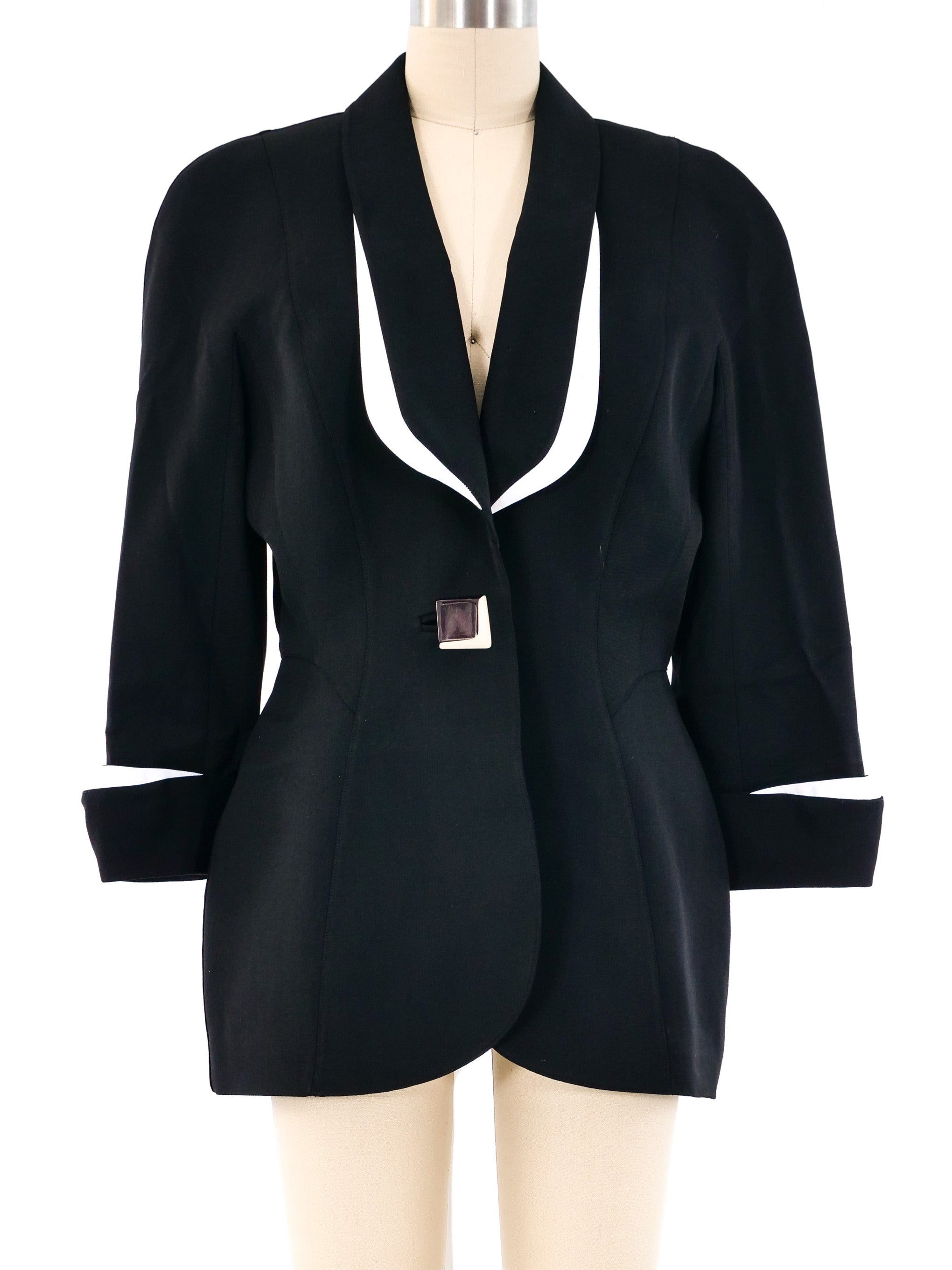 Thierry Mugler Two-Tone Architectural Jacket