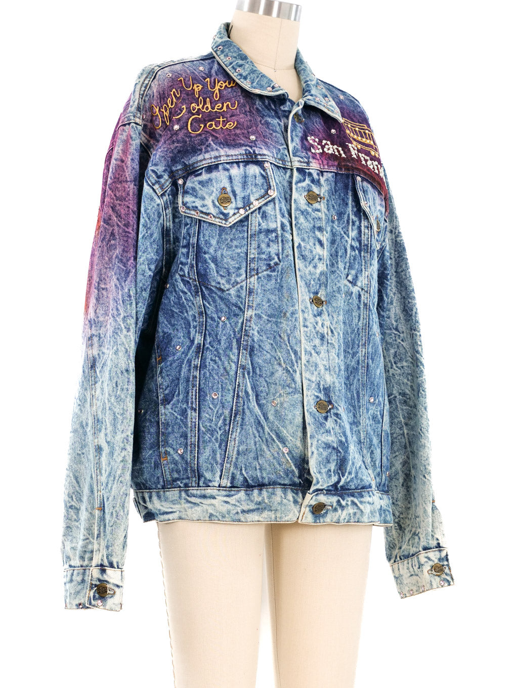 Tony Alamo San Francisco Painted Denim Jacket Tony Alamo San Francisco Painted Denim Jacket